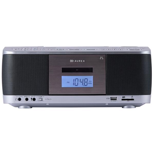 【株式会社東芝。SD/USB/CDラジオカセットレコーダー シルバー】 検索キーワード:東芝|TOSHIBA オーディオ機器|オーディオ機器 メーカー型番:AX-KCR70(S) AXKCR70(S)