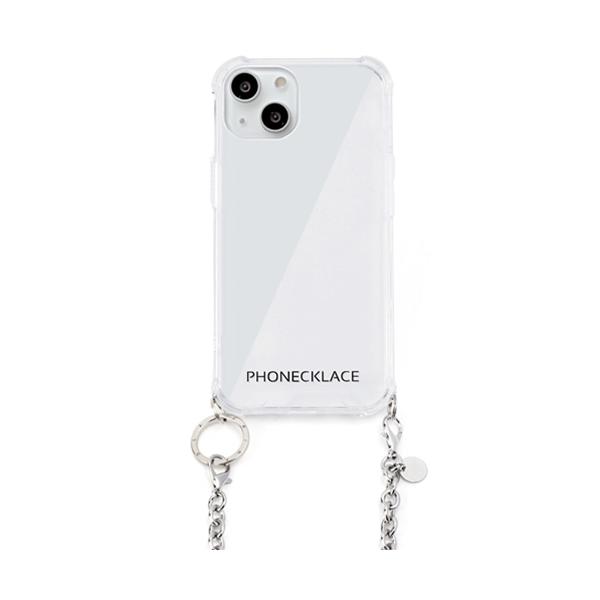 【簡単に長さ調節可能なチェーンストラップ】 検索キーワード:ＰＨＯＮＥＣＫＬＡＣＥ モバイルアクセサリー（ケース／カバー）|　 スマホケース iPhone13 メーカー型番:PN21589i13SV