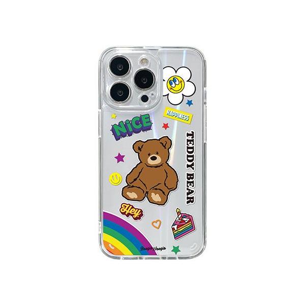 【角度によってケースが虹色に表情を変え、オーロラのような美しい輝きとユニークなイラストデザインが心躍るiPhoneケース】 検索キーワード:BOOGIE WOOGIE モバイルアクセサリー（ケース／カバー）|　 スマホケース iPhone1...