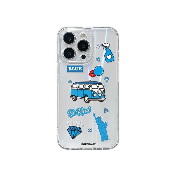 【角度によってケースが虹色に表情を変え、オーロラのような美しい輝きとユニークなイラストデザインが心躍るiPhoneケース】 検索キーワード:BOOGIE WOOGIE モバイルアクセサリー（ケース／カバー）|　 スマホケース iPhone1...