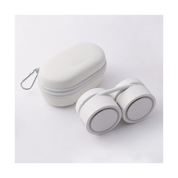 【ネックバンドファン Rollingは、くるっと巻いてコンパクトに収納可能な首かけ扇風機です。両手を自由に使える便利なハンズフリー式の羽根なしタイプ】 検索キーワード:ＤＡＮＳＯＯＮ 空調／季節家電|扇風機 メーカー型番:DSN23087WH