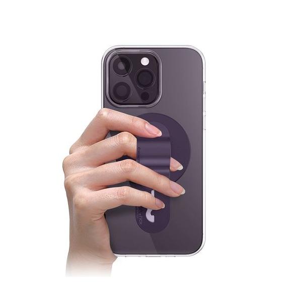 【Mag Flatstick momo stick MagSafe対応グリップスタンド ディープパープル】 検索キーワード:　 モバイルアクセサリー|　 メーカー型番:MMS25290