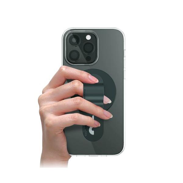 【Mag Flatstick momo stick MagSafe対応グリップスタンド ダークグリーン】 検索キーワード:　 モバイルアクセサリー|　 メーカー型番:MMS25291