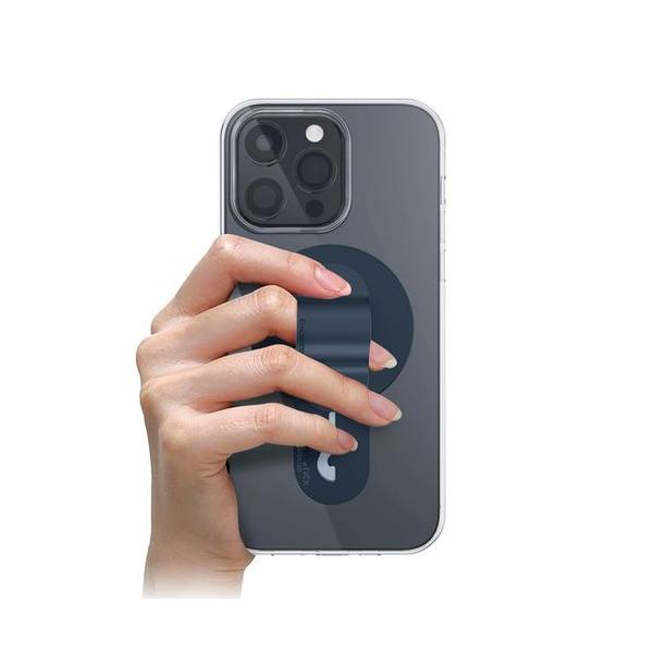 【Mag Flatstick momo stick MagSafe対応グリップスタンド ネイビー】 検索キーワード:　 モバイルアクセサリー|　 メーカー型番:MMS25292