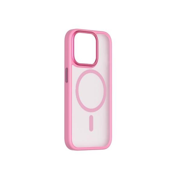 【MOMAX PLAY MagSafe対応ハイブリッドケース for iPhone 15 Pro アムールピンク】 検索キーワード:ＭＯＭＡＸ モバイルアクセサリー（ケース／カバー）|　 スマホケース iPhone15 メーカー型番:MM2...