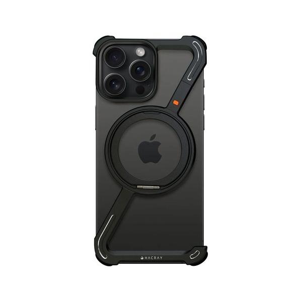 【Hacrayの「360 RingStandバンパー」は、360°回転するMagSafe対応リングスタンドを搭載したiPhoneケースです。iPhoneの本来のデザインを活かすベゼルレスデザイン、耐衝撃】 検索キーワード:ＨＡＣＲＡＹ モバ...