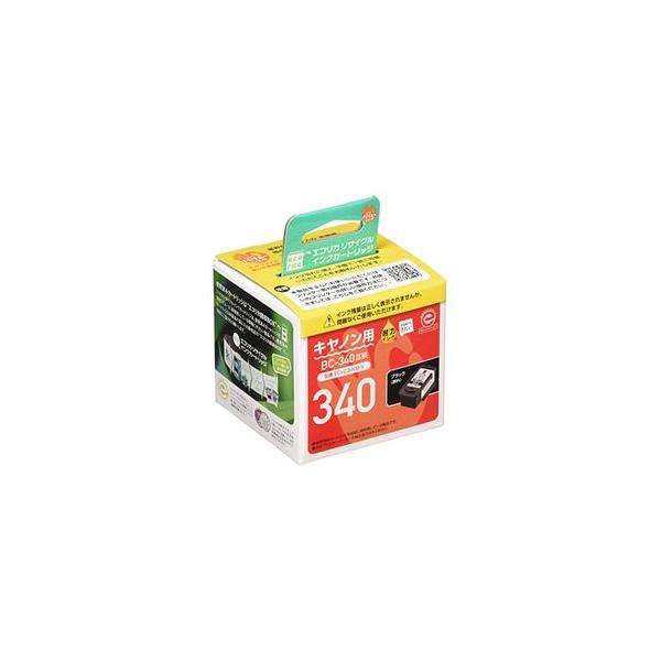 【BC-340互換 エコリカ リサイクルインク CANON ブラック(顔料) 残量検知非対応】 検索キーワード:エコリカ プリンターサプライ|インクカートリッジ メーカー型番:ECI-C340B-V ECIC340BV
