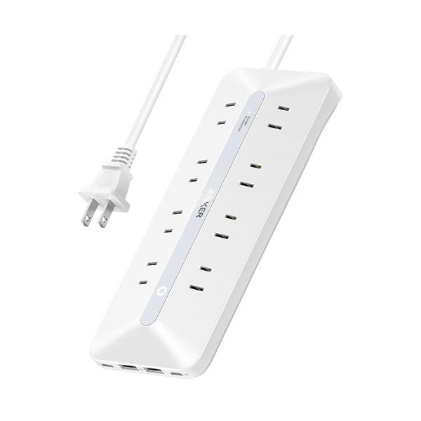 【12台の機器を同時充電可能。】 検索キーワード:アンカージャパン ファシリティ関連|電源タップ メーカー型番:A91F4521