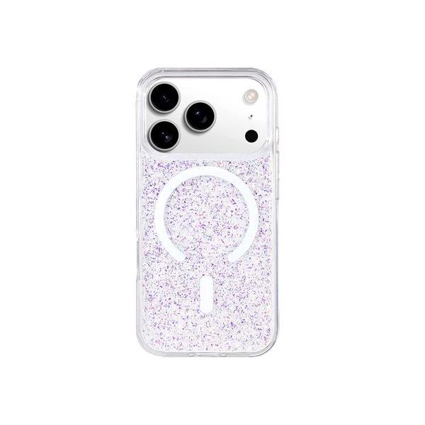 【DESIGN SKIN グリッターMagSafe対応ケース for iPhone 17 Pro クリア】 検索キーワード:DESIGNSKIN モバイルアクセサリー（ケース／カバー）|　 スマホケース メーカー型番:DSK28297i17PR