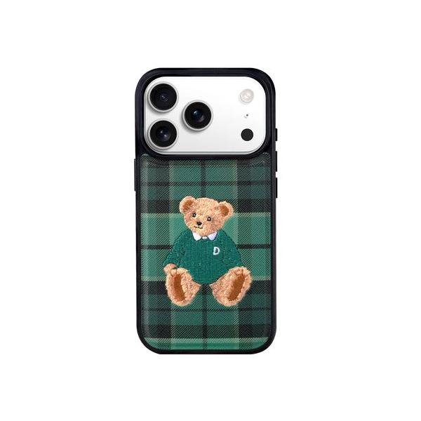 【DESIGN SKIN ベア刺? MagSafe対応ケース for iPhone 17 Pro グリーン】 検索キーワード:DESIGNSKIN モバイルアクセサリー（ケース／カバー）|　 スマホケース メーカー型番:DSK28307i17PR