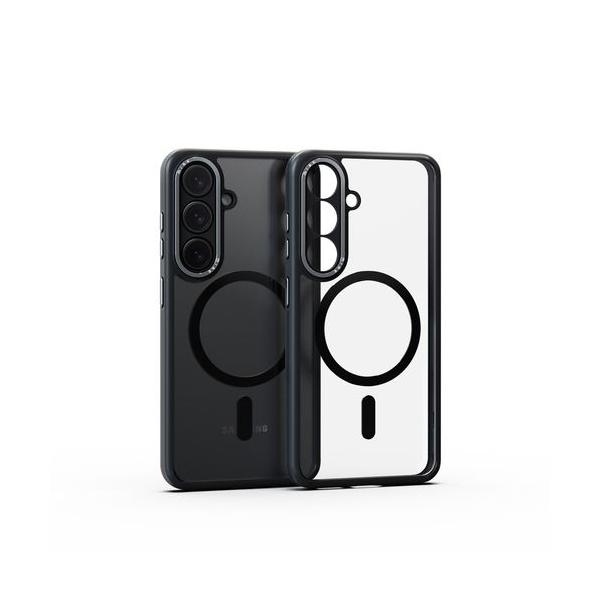 【Duo V2 Qi2対応マグネットクリアケース for Galaxy S26 ブラック】 検索キーワード:ｍｉａｋ モバイルアクセサリー（ケース／カバー）|　 スマホケース メーカー型番:MA28444S26