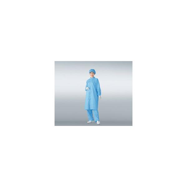 【クリーンルーム用ウエアセンターファスナー止めの実験用白衣です。 クリーンルーム用ウエア。センターファスナー止めの実験用白衣です。】 検索キーワード: 半導体関連機器 無塵対策商品 クリーンルームウェア|アズワン 無塵対策商品|クリーンルー...