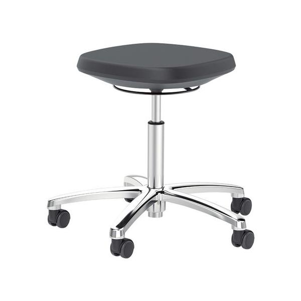 【ラボスツール（LABSIT） (1個) ISO14644-1に準拠したクリーンルームクラス3での使用が可能です。リリースリングにより、シートの高さを調整できます。ドイツ製の堅牢なラボ用スツール。】 検索キーワード:　 ワゴン・チェアー運搬...