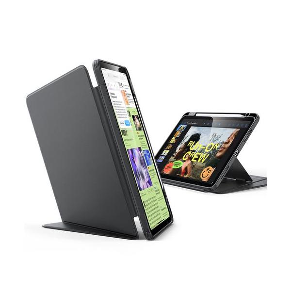 【Flip ペンホルダー付きハイブリッドケース for iPad Air（M3/M2/第5世代/第4世代）ブラック】 検索キーワード:ＥＳＲ モバイルアクセサリー（ケース／カバー）|　 スマホケース メーカー型番:ES27660