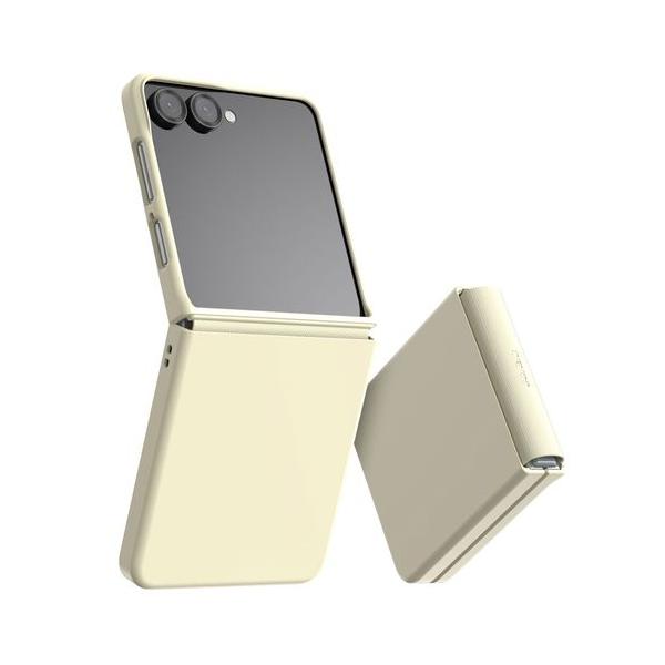 【Aero Flex for Galaxy Z Flip7 クリーム】 検索キーワード:ａｒａｒｅｅ モバイルアクセサリー（ケース／カバー）|　 スマホケース メーカー型番:AR27950GZFP7