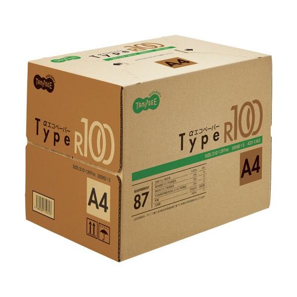 【低白色仕様で環境によりやさしい。】 検索キーワード:TPS OA用紙|コピー用紙 メーカー型番:AER100-A4 AER100A4