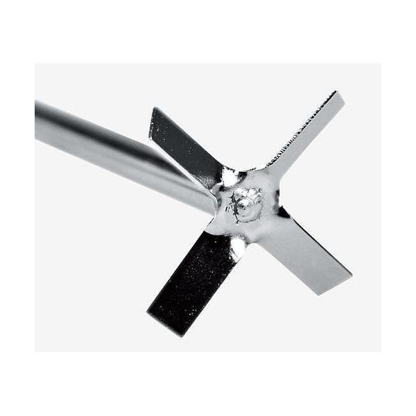 【攪拌機（OS70-PRO）用十字羽根  (1個) 十字羽根。ステンレス（600mm）。OS70-PRO用。 十字羽根。ステンレス（600mm）。OS70-PRO用。 。】 検索キーワード: 汎用科学機器 撹拌機　１ 撹拌機・多連式撹拌機|...