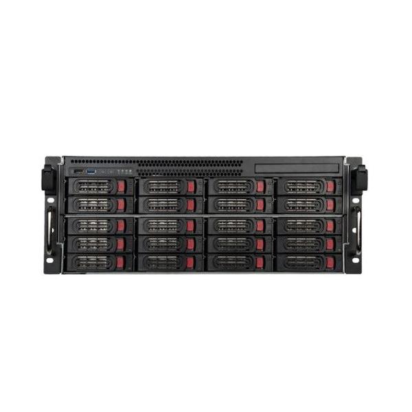【Mini-SAS HD SFF-8643 12 Gb/sインタフェース装備の4U 20ベイ 2.5 / 3.5 HDD / SSD ラックマウントストレージサーバーケース】 検索キーワード:シルバーストーン サーバー本体|サーバー ラック...