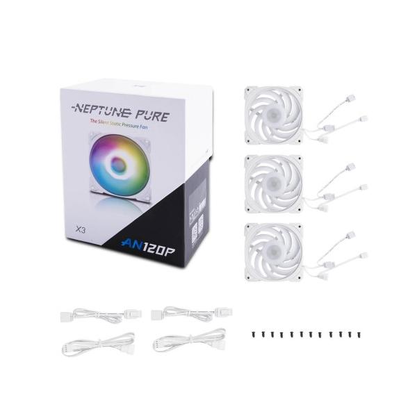 【〈Neptune AN〉シリーズのWhiteモデルが登場ARGB LED搭載、静音と静圧のバランスがとれた120mmファン】 検索キーワード:Ｉｎ　Ｗｉｎ パーツ|クーラー メーカー型番:IW-FN-AN120P-3PK IWFNAN12...