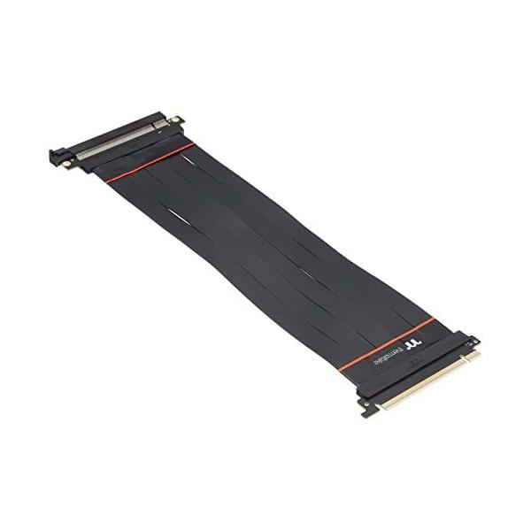 【PCI-Express延長用ライザーケーブル。長さ：300mm。インターgフェース：PCIExpress x16(PCI-E4.0)】 検索キーワード:ＴＨＥＲＭＡＬＴＡＫＥ パーツ|パーツ メーカー型番:AC-058-CO1OTN-C1...