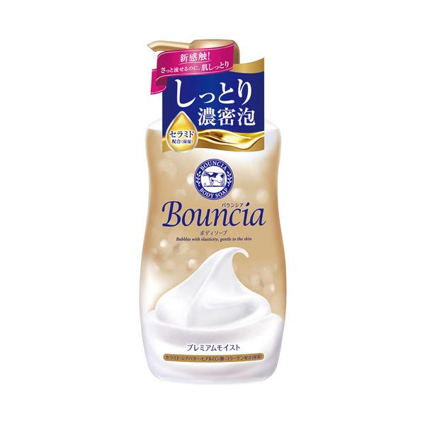 【セラミド配合のプレミアムモイスト処方によるしっとり泡のクッションが肌に負担をかけず、お風呂上がりも続くうるおい肌に。】 検索キーワード:牛乳石鹸共進社 ボディケア|石けん・ボディソープ メーカー型番:010467
