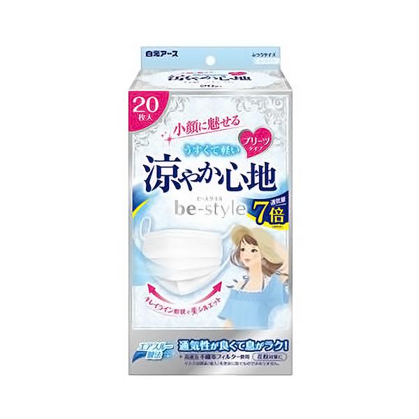 【小顔に魅せる女性用のマスク。】 検索キーワード:白元アース 安全保護用品　１|一般保護マスク メーカー型番:58217-0 582170