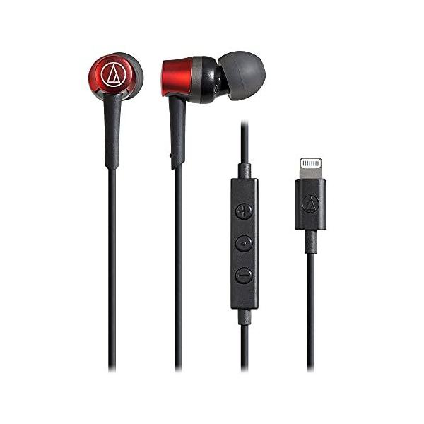 【通話・音楽すべてがオーディオ品質。Lightningで、いい音聴ける。】 検索キーワード:オーディオテクニカ|Audio Technica オーディオ機器|　 メーカー型番:ATH-CKD3LI RD ATHCKD3LI RD