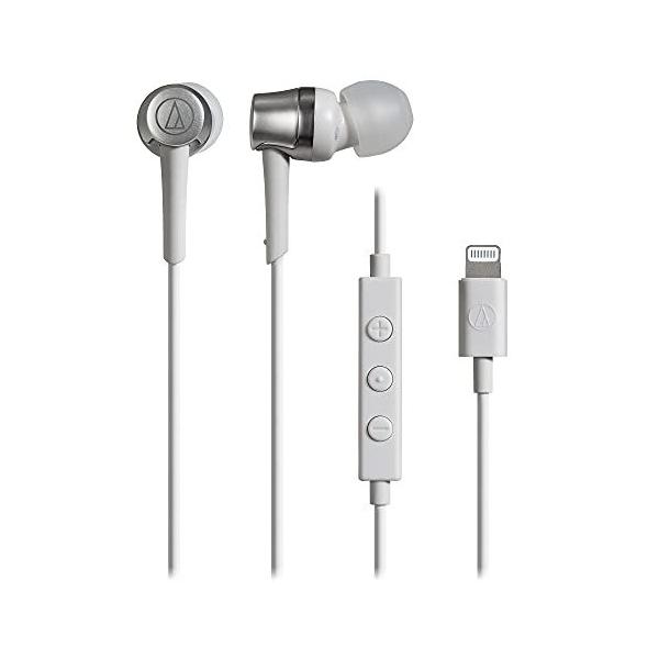 【通話・音楽すべてがオーディオ品質。Lightningで、いい音聴ける。】 検索キーワード:オーディオテクニカ|Audio Technica オーディオ機器|　 メーカー型番:ATH-CKD3LI WH ATHCKD3LI WH