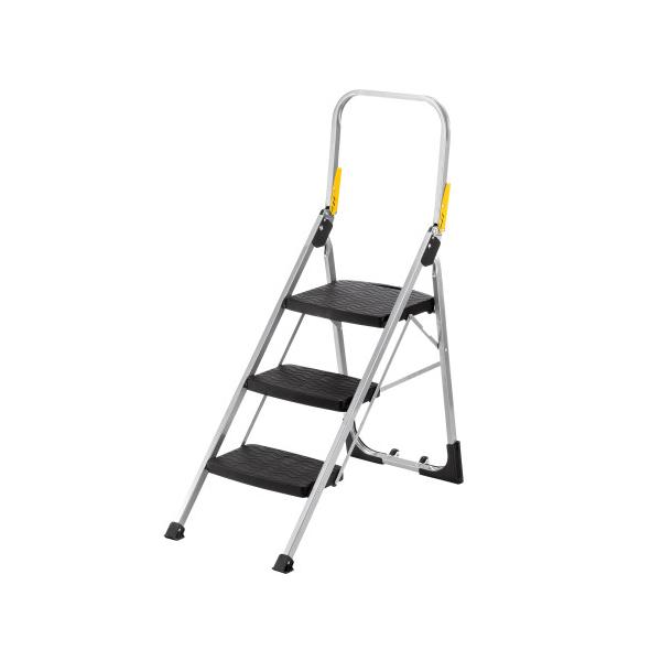 【高いところに手が届く、簡単に設置できる脚立!大きめのステップで安全に登り降り。折りたたんで収納、移動可。】 検索キーワード:サンワサプライ|SANWA SUPPLY ファニチャー|パソコンチェアー メーカー型番:STL-3 STL3