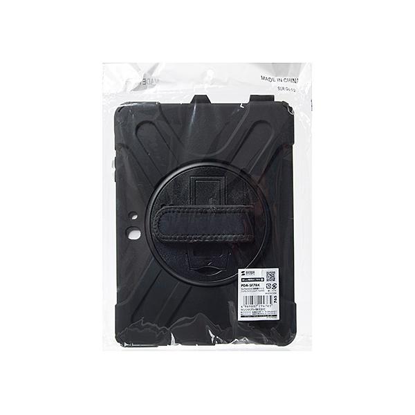 【360度回転するハンドル、スタンド付耐衝撃ケース】 検索キーワード:サンワサプライ|SANWA SUPPLY モバイルアクセサリー（ケース／カバー）|　 スマホケース メーカー型番:PDA-SF7BK PDASF7BK