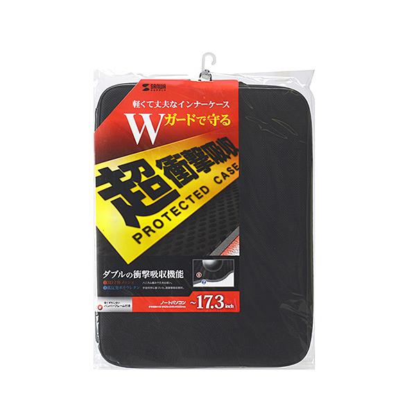 【3D立体メッシュと低反発ウレタンクッションで強力ガード。】 検索キーワード: 3D立体メッシュと低反発ウレタンクッションで強力ガード。 INSG17BK|サンワサプライ|SANWA SUPPLY アクセサリー|　 メーカー型番:IN-SG...