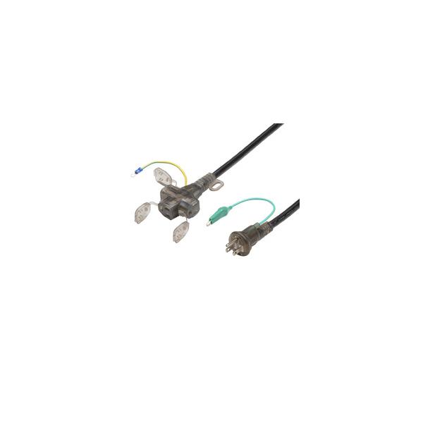 【アースピン折りたたみプラグ採用の防塵キャップ付き3個口3m延長コード・ブラック。】 検索キーワード:サンワサプライ|SANWA SUPPLY ファシリティ関連|電源タップ メーカー型番:TAP-EX36B-3 TAPEX36B3