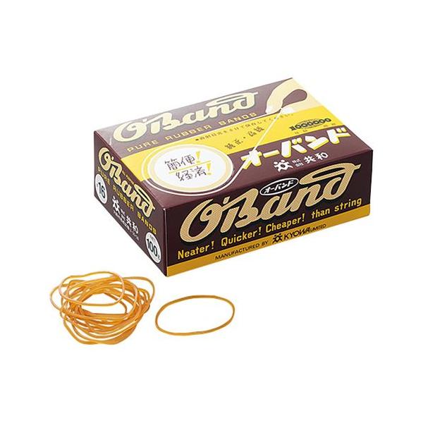 【輪ゴム オーバンド 100g箱 (1箱(680本入り)) 仕様：100g箱。厚さ×内径×折径×切幅（mm）：1.1×φ38×60×1.1。入数：1箱（約680本入）。材質：天然ゴム。 。】 検索キーワード: 研究・計測・科学 汎用器具・消...