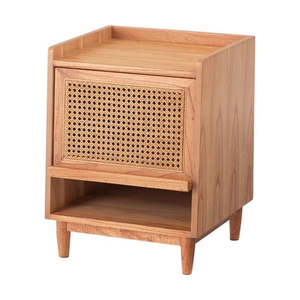 【サイズ(cm)：W40×D38.5×H52。カラー：ナチュラル。】 検索キーワード: サイドテーブル | ナチュラル|東谷 家庭用インテリア／雑貨|ディスプレイ メーカー型番:PM-514NA PM514NA