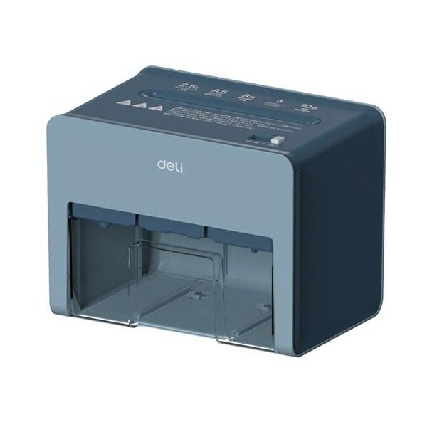 【カード類やホッチキス付の書類も細断OK！A5サイズ卓上型シュレッダー。】 検索キーワード:デリ アクセサリー|シュレッダー メーカー型番:T925-BL T925BL