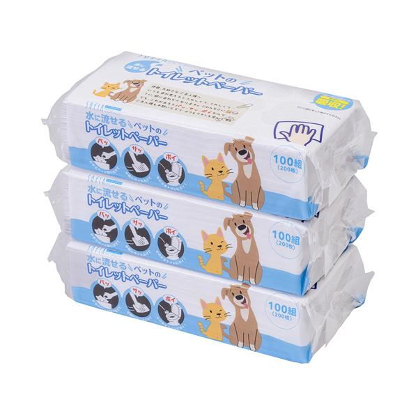 【水に流せるのでペットのトイレタイムの後処理が劇的にラクになります。】 検索キーワード:マスコー製紙 トイレ用品|消臭剤・衛生用品 メーカー型番:4978554113728 x16
