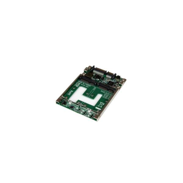 【単一の2.5インチSATAベイに2台のmSATA SSDを装着しRAIDアレイを構成】 検索キーワード: (【 安心メーカー無期限保証 】接続、変換、拡張、分離、切換えを行うIT、 A / Vプロフェッショナルのためのパーツを製造していま...