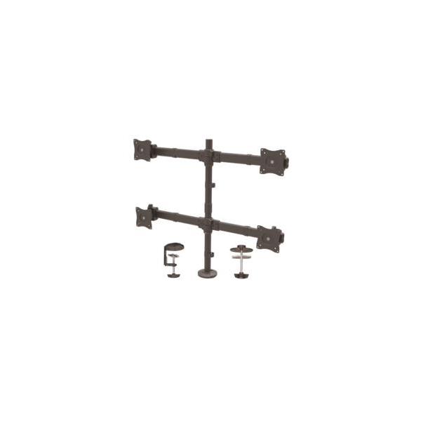 【デスクにモニタ4台をマウントし作業効率を最大限に高めるとともに省スペースを実現】 検索キーワード: (【 安心メーカー無期限保証 】接続、変換、拡張、分離、切換えを行うIT、 A / Vプロフェッショナルのためのパーツを製造しています S...