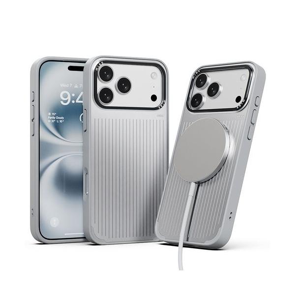 【MOOD MagSafe対応ケース for iPhone 17 Pro シルバー】 検索キーワード:ｍｉａｋ モバイルアクセサリー（ケース／カバー）|ケース／カバー（モバイル） メーカー型番:MA28072i17PR