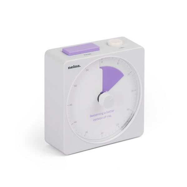 【Focus-On Timer（フォーカスオン タイマー）パープル】 検索キーワード:Nelna 家庭用インテリア／雑貨|生活雑貨／日用品 メーカー型番:NA-TMPL NATMPL