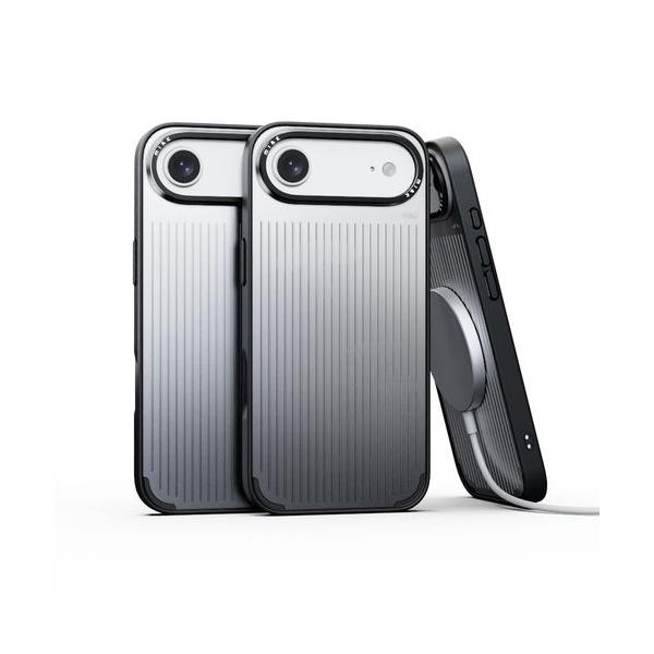 【MOOD MagSafe対応ケース for iPhone Air シルバーブラック】 検索キーワード:ｍｉａｋ モバイルアクセサリー（ケース／カバー）|ケース／カバー（モバイル） メーカー型番:MA28353i17A