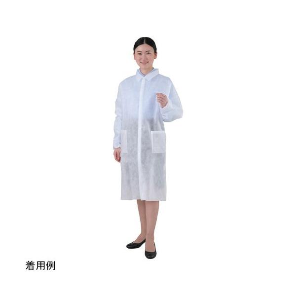 【ディスポ白衣（ボタン留め）98cm (1枚)】 検索キーワード:アズワン 保護・手袋・ウエア２|白衣、ウェアー メーカー型番:4-4982-01 4498201