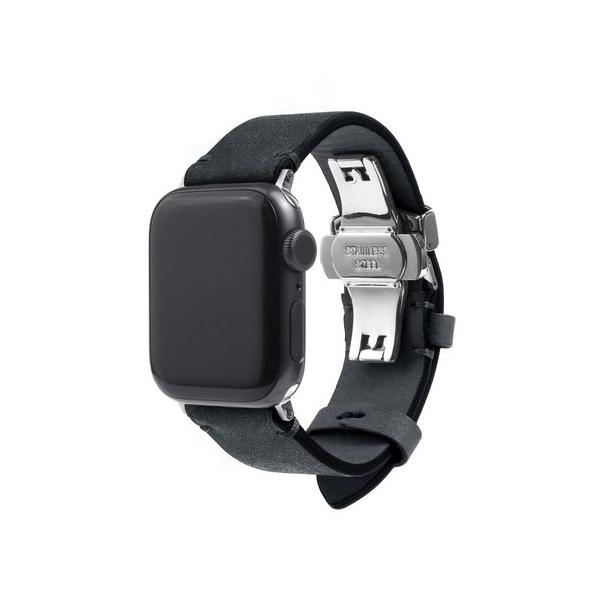 【MARGOTイタリアンレザーバンド for Apple Watch 42/41/40/38mm ブラック】 検索キーワード:abbi SIGNATURE モバイルアクセサリー（ケース／カバー）|ケース／カバー（モバイル） メーカー型番:A...