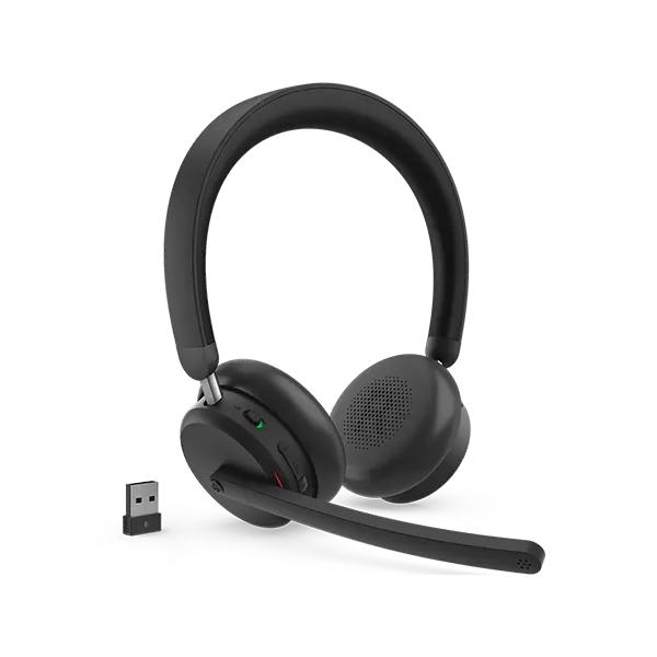 【聴く、話す、両方に効く強力なノイズキャンセリングを搭載し、場所を問わない使いやすさと、快適な着け心地に配慮しているヘッドセット…】 検索キーワード:レノボ・ジャパン アクセサリー|アクセサリー メーカー型番:4XD1S19777