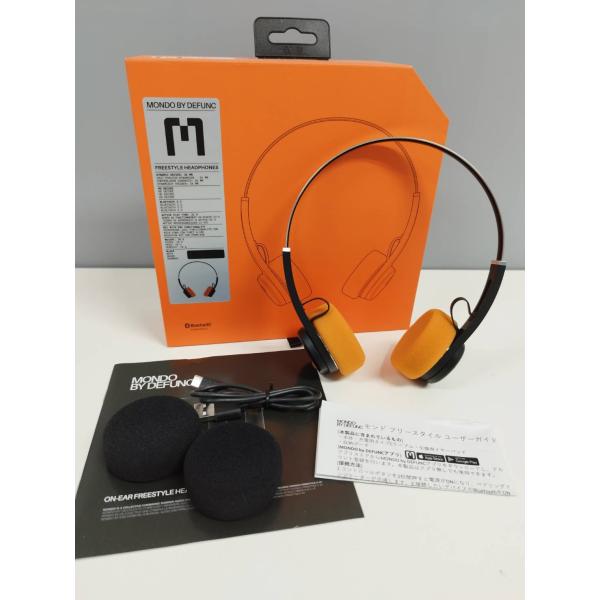 ns70000142303トラブル防ぐため、ご購入前にご確認ください。 当店のプロフィール欄を必ず一読してください。〜ご覧いただきありがとうございます〜※値下げ不可※【美品】MONDO BY DEFUNC/M1201/ワイヤレスヘッドホンS...