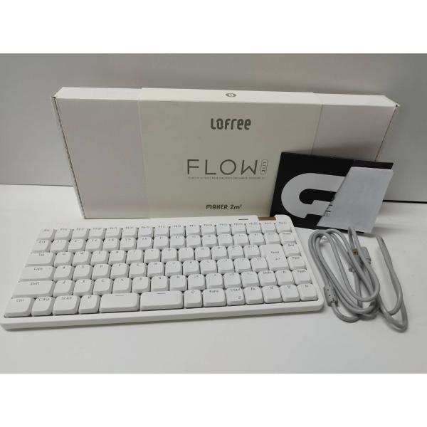 ns70000142499トラブル防ぐため、ご購入前にご確認ください。 当店のプロフィール欄を必ず一読してください。〜ご覧いただきありがとうございます〜※値下げ不可※【未使用に近い】Lofree Flow Lite 84/OE921/ワイヤ...