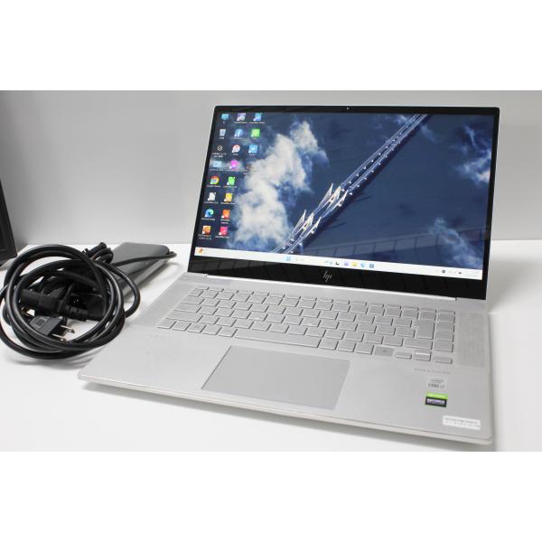 【現状品/中古ノートPC】HP〈ENVY 15-ep〉Intel Core i7/SSD512GB/メモリ16GB (4)◆状態◆ヒンジ部分に目立つ破損、底面の一部ネジ欠損のため、現状品扱いとなっています。（いずれも使用・動作には影響なし/...