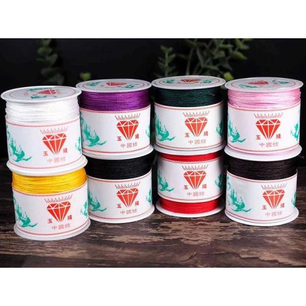 ■サイズ・重さなど：たっぷり45メートル■商品説明：ブレス、ストラップの編み込み用の組み紐です。丈夫ですのでなんにでも使えますよ！ 太さ約1ミリです。