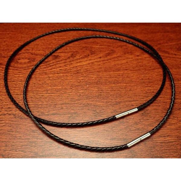 ■重さ・サイズなど：革紐 長さ45cm 幅約2.8mm金具 幅約3.5mm■商品説明：取り外し簡単なシンプル革紐ネックレス入荷いたしました！！ボリューム・大きさのあるペンダントトップにも合わせられる太さの革紐です。シルバーチェーンとは一味違...