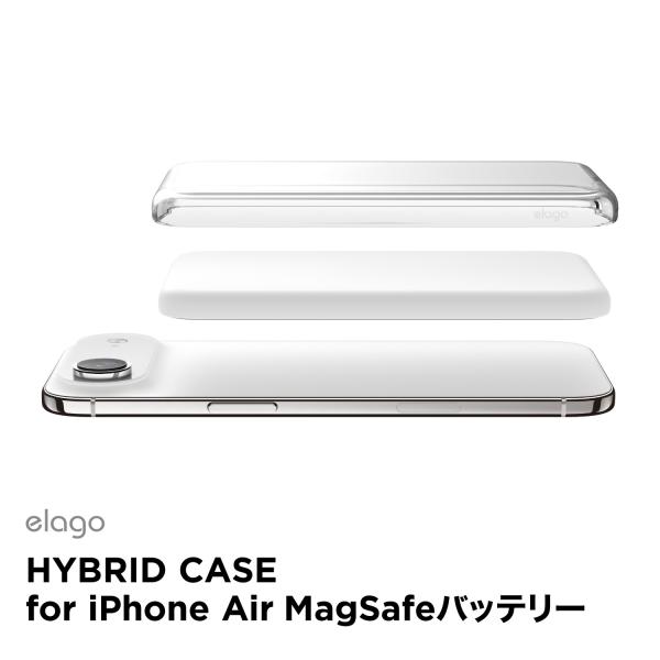 【製品仕様】… ◆ 対応機種 ： iPhone Air アイフォンAir  マグセーフバッテリー ◆ 内容物 ： ケース × 1個 ◆ サイズ ： 約 12.4cm × 7.3cm × 0.9cm ◆ 重量 ： 約 20g ◆ 素材 ： ポ...